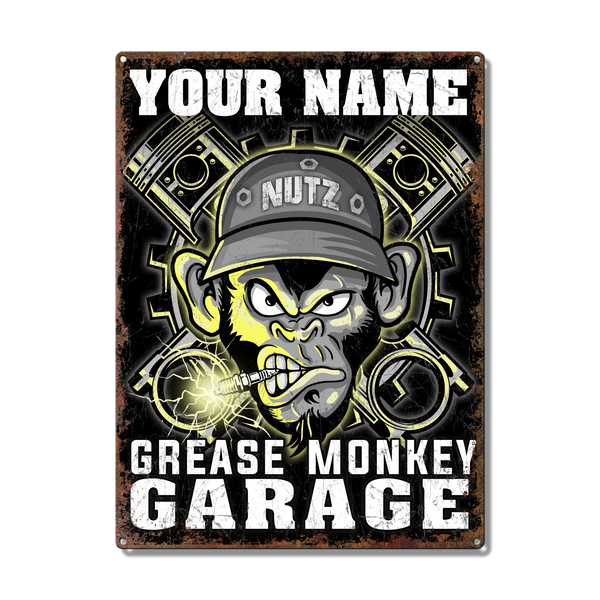 Grease Monkey Garage Custom Metal Sign – TheFoundry.Store
