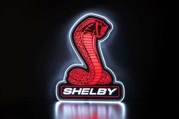 Shelby Snake Small Die Cut LED Sign – Lighted Wall Art – TheFoundry.Store