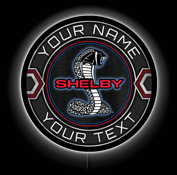 Shelby Mustang Custom LED Sign (23" / 36") – Lighted Wall Art ...